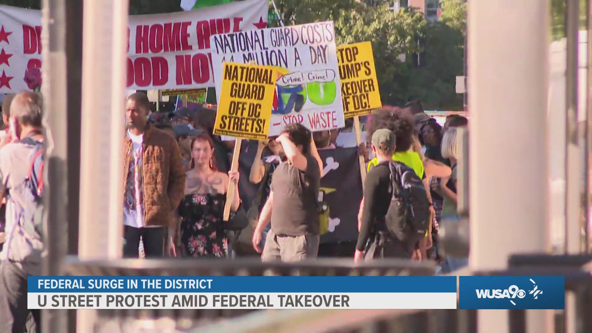 Protesters Rally in D.C. Against Federal Takeover | wusa9.com