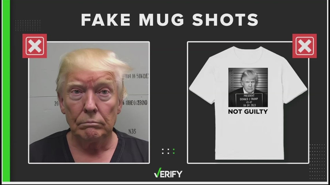 VERIFY | Viral photos of Former President Donald Trump’s ‘mug shot’ are fake | wusa9.com