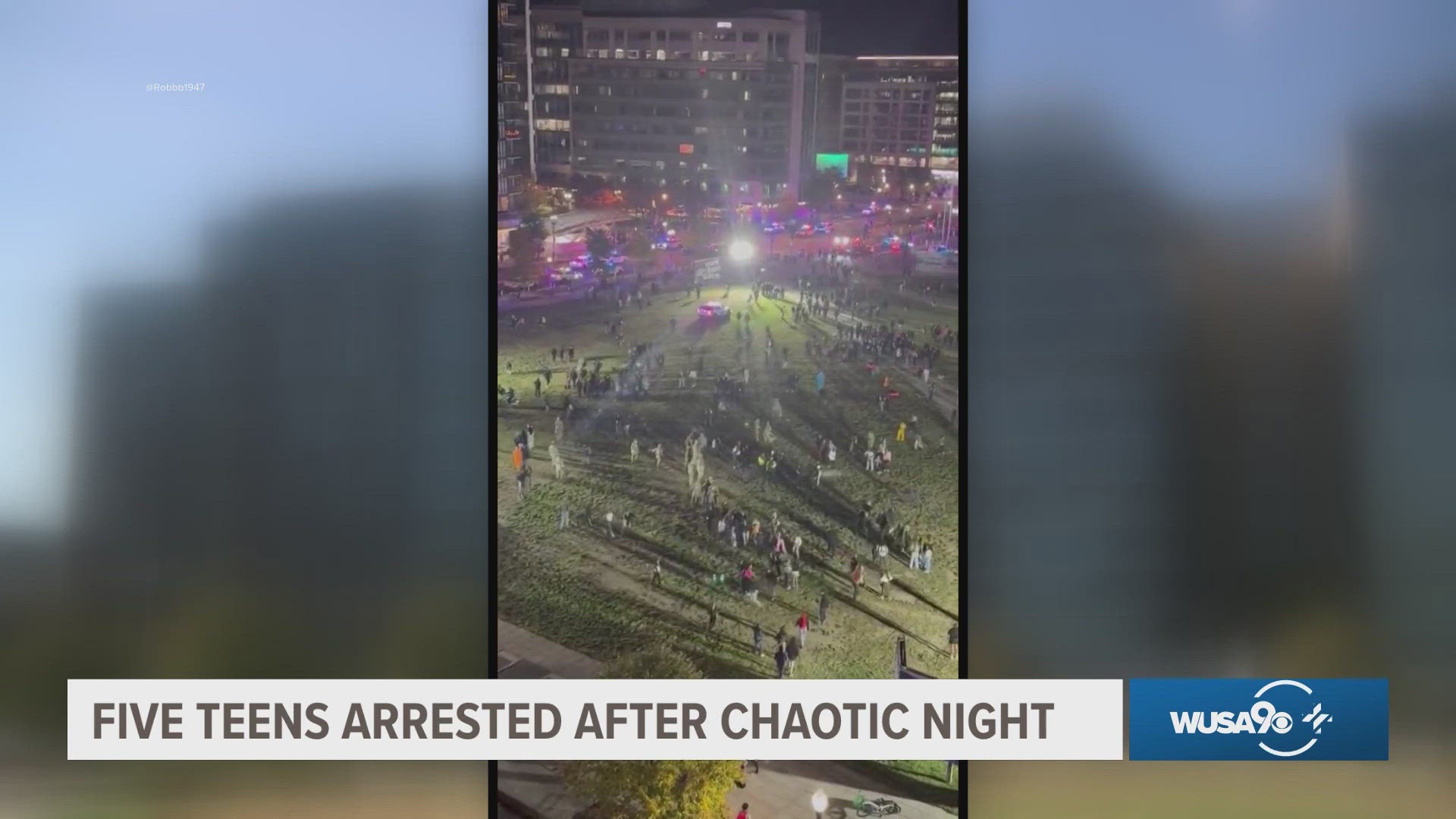 DC Police arrest teens, get backup from National Guard after chaotic ...