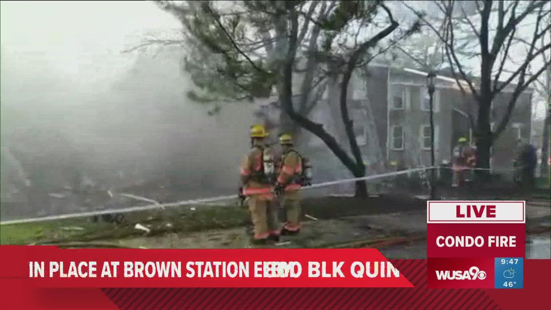 Spokesperson for Montgomery Co. Fire and Rescue provide update for ...