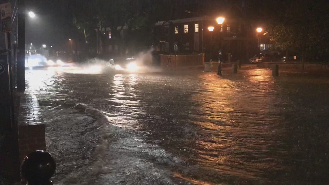 Flooding in Annapolis after heavy rain in DMV | wusa9.com