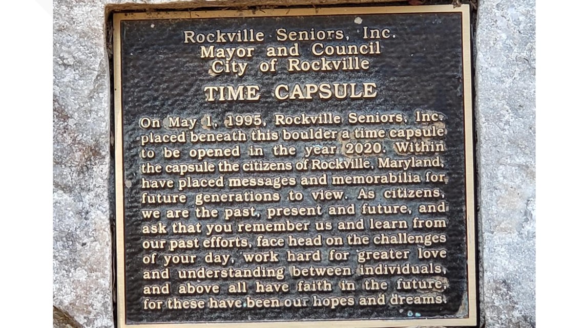 Time capsule from senior center being dug up | wusa9.com