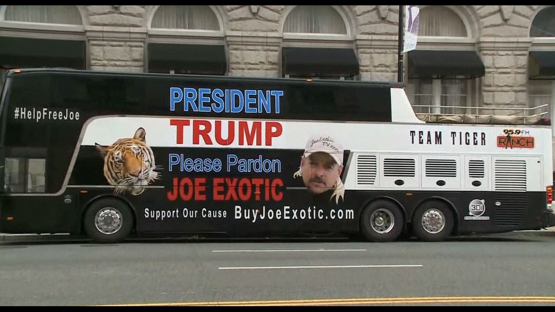 Tiger King White House: Free Joe Exotic bus tour arrives in DC | wusa9.com