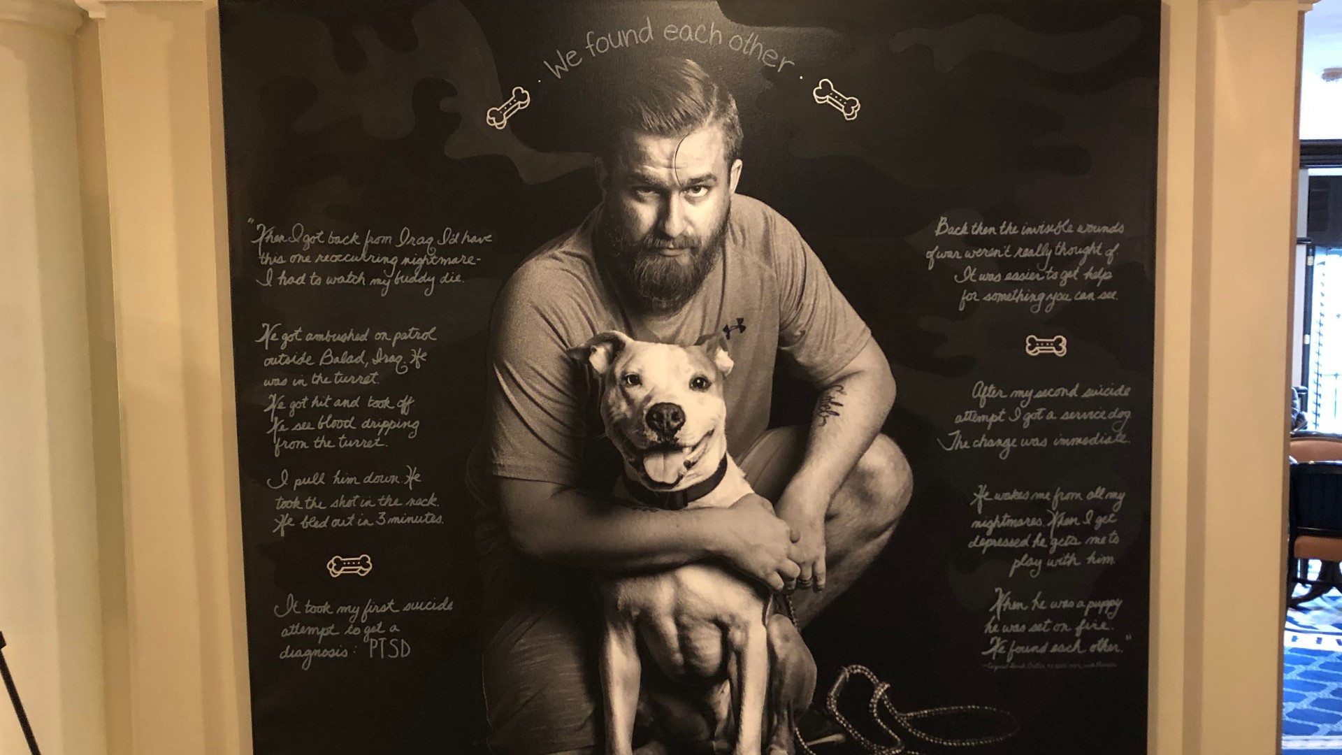 Portraits of PTSD: Vets share how art series captures the daily ...