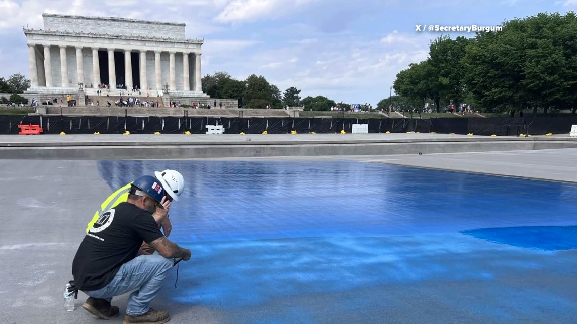 trump-announces-changes-to-lincoln-memorial-reflecting-pool-wusa9
