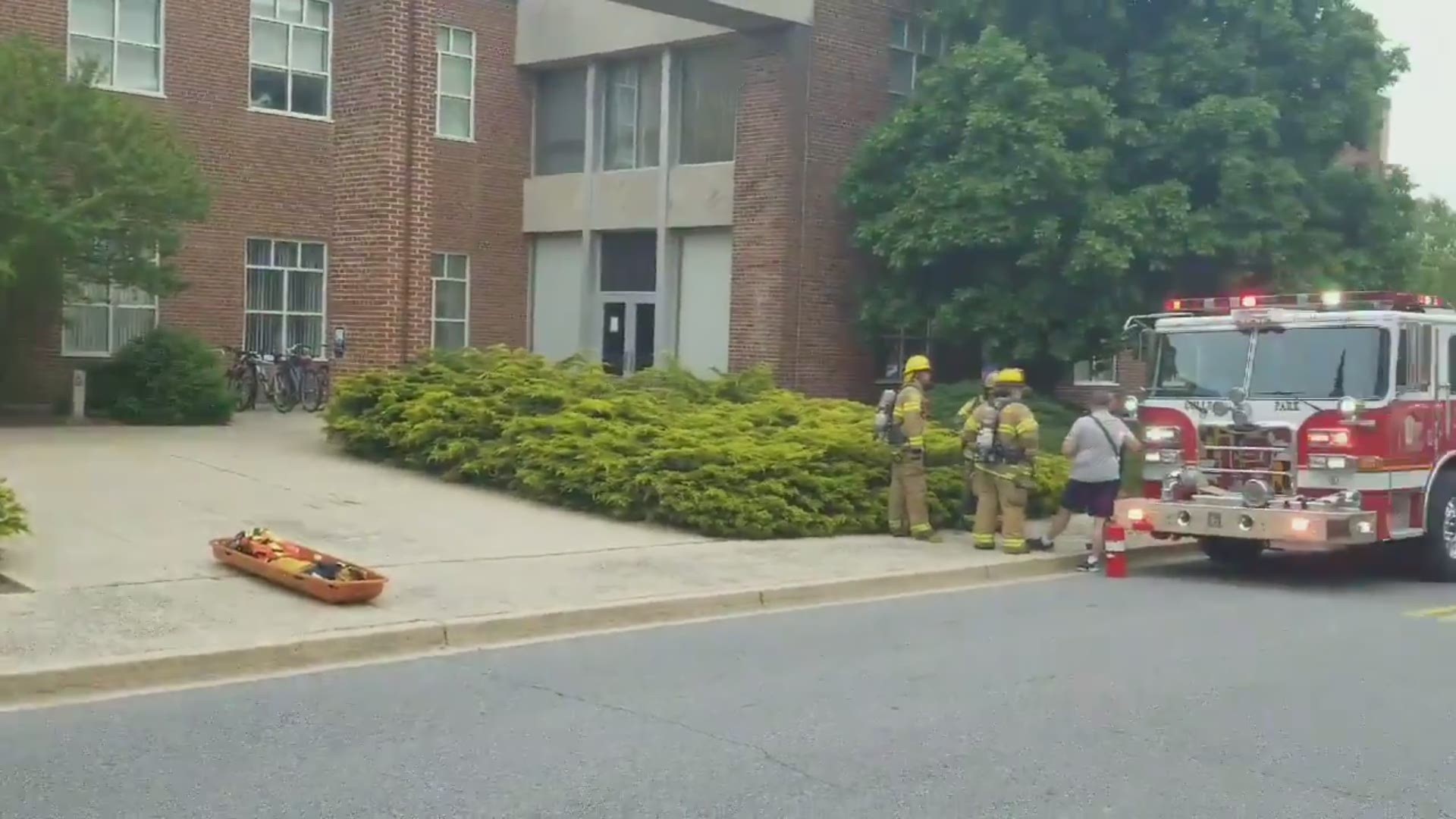 University of Maryland building evacuated due to lab experiment fire ...