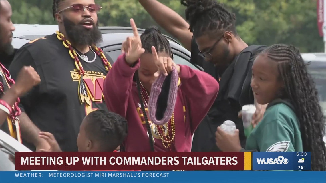 Commanders fans kick off season with epic tailgate | wusa9.com