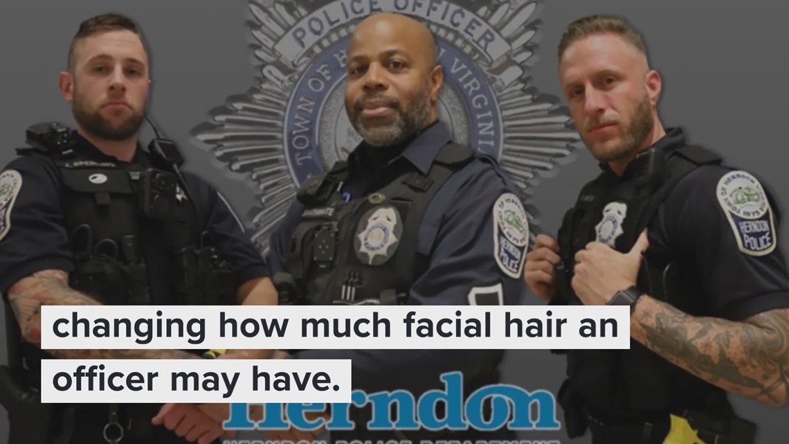 This Virginia police department updated its facial hair standards. Here ...