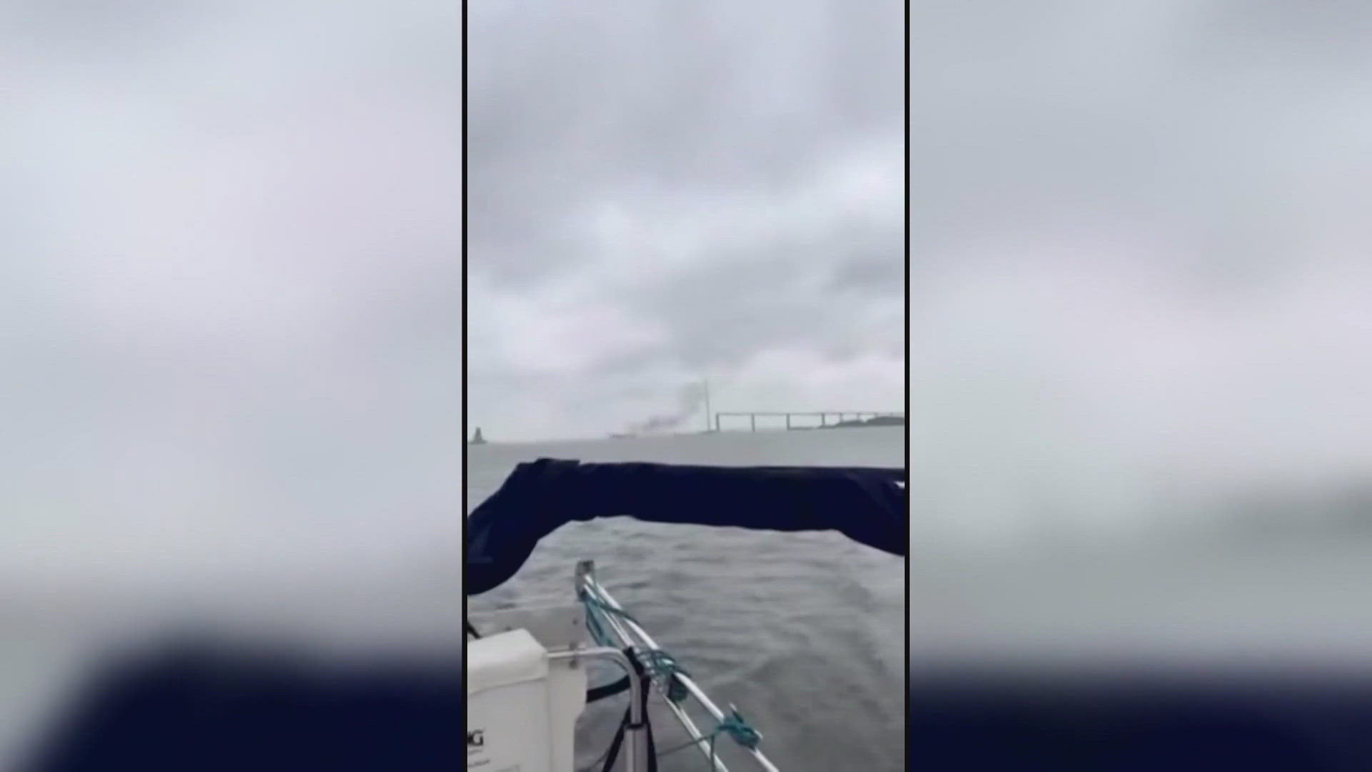 Ship explodes near Key Bridge collapse site, 23 people on board | wusa9.com