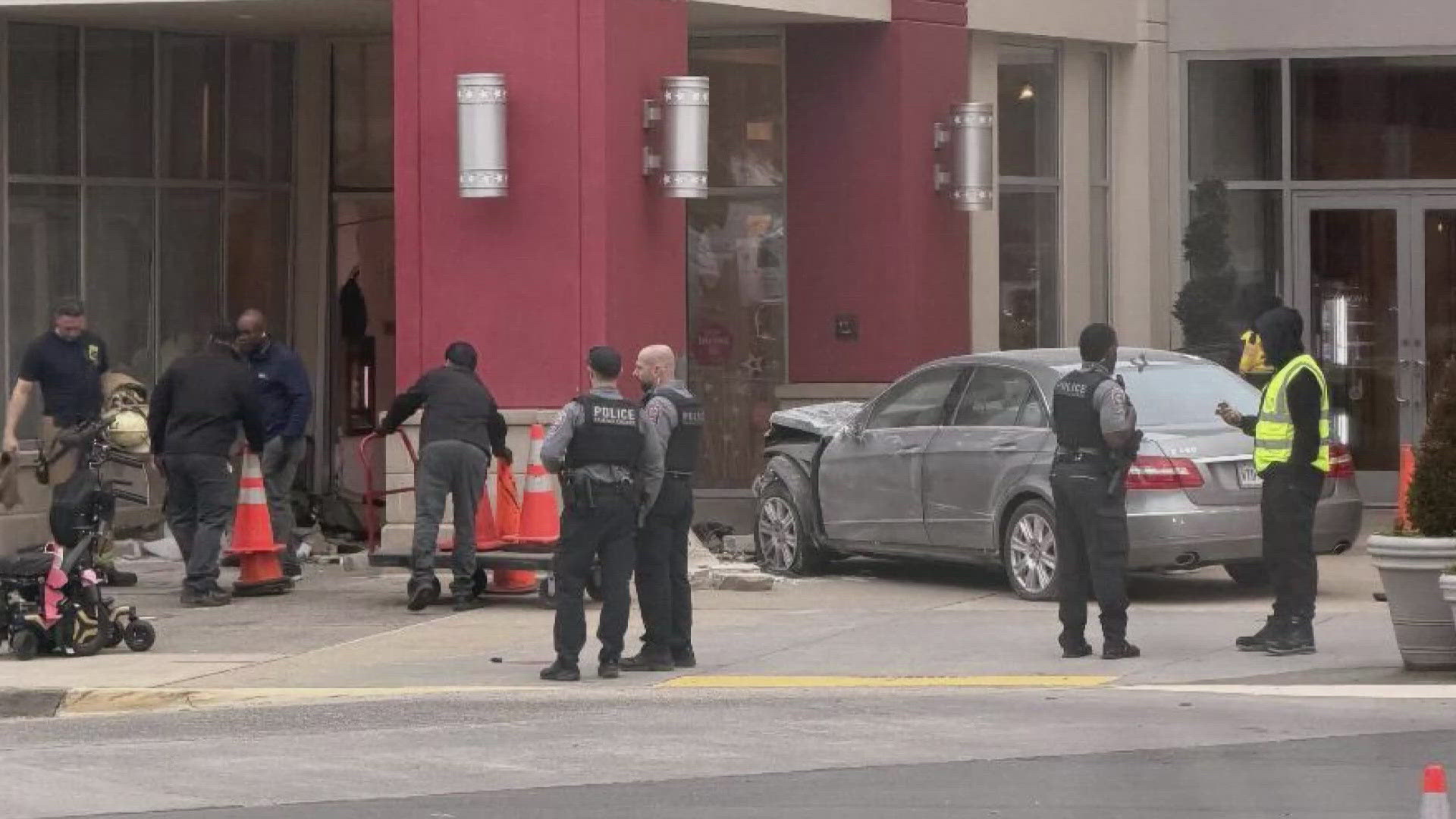 Person in wheelchair struck by driver who crashed into American Girl ...
