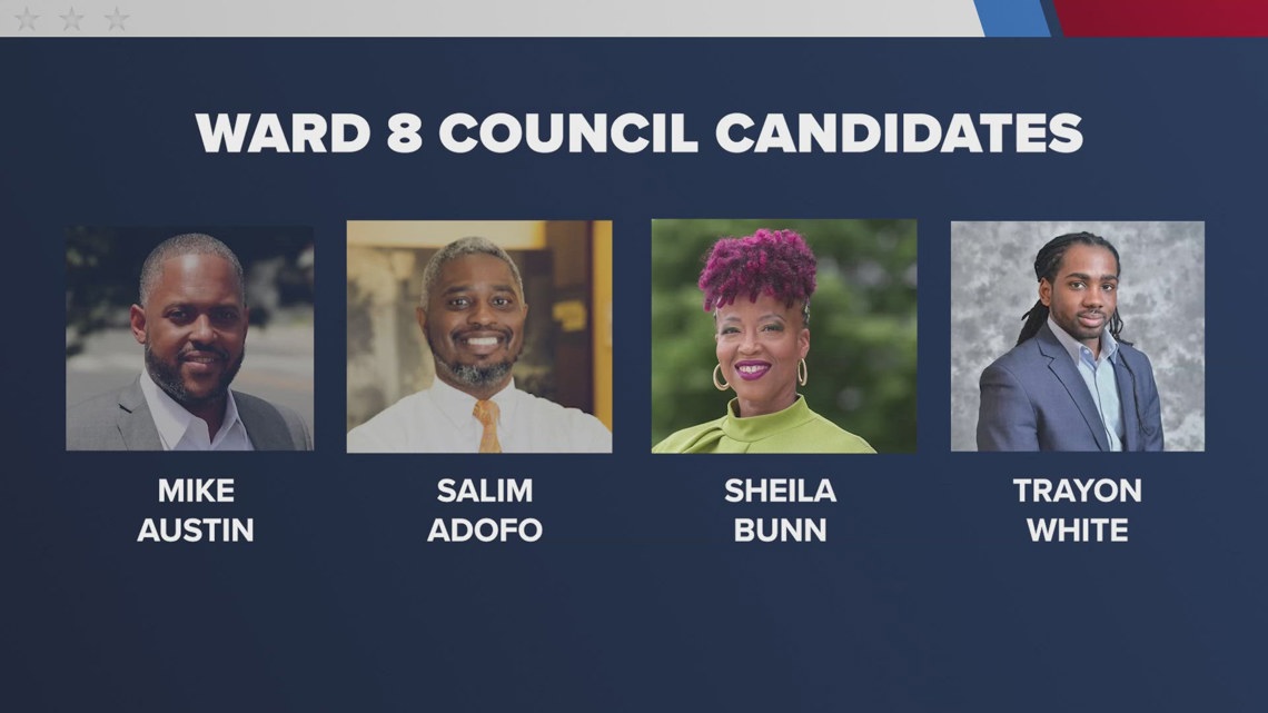 Election to replace Trayon White in DC Ward 8 today; White among 4 on ...