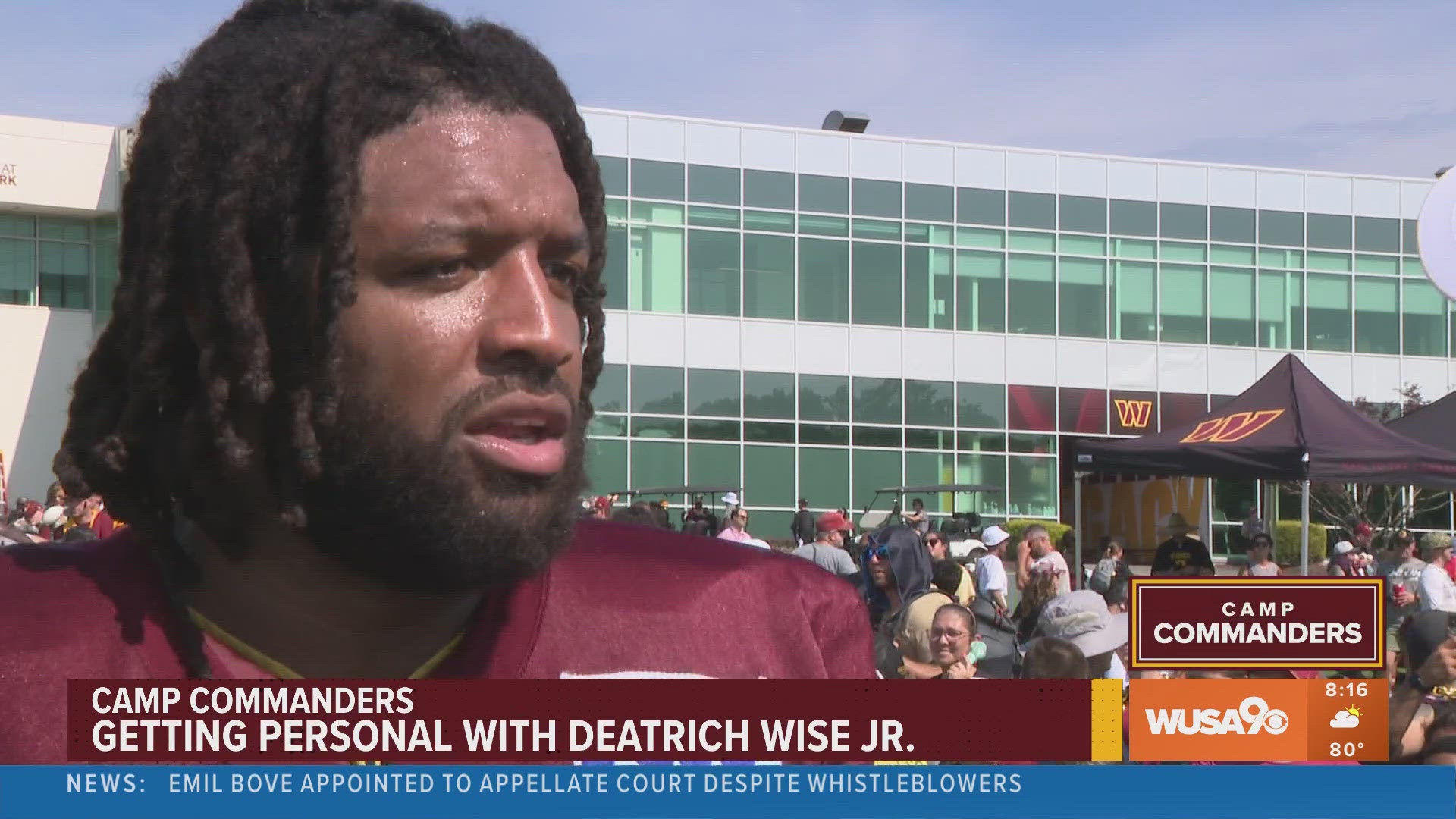 Getting personal with Commanders Deatrich Wise Jr | wusa9.com