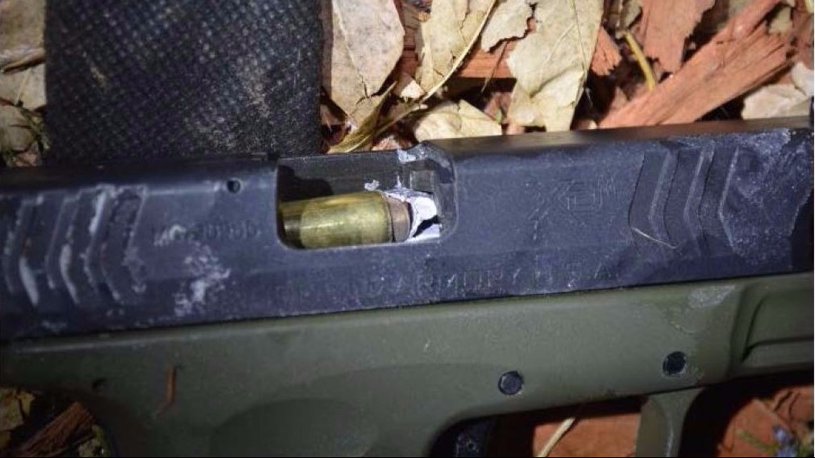 Suspect's gun disabled by bullet | wusa9.com