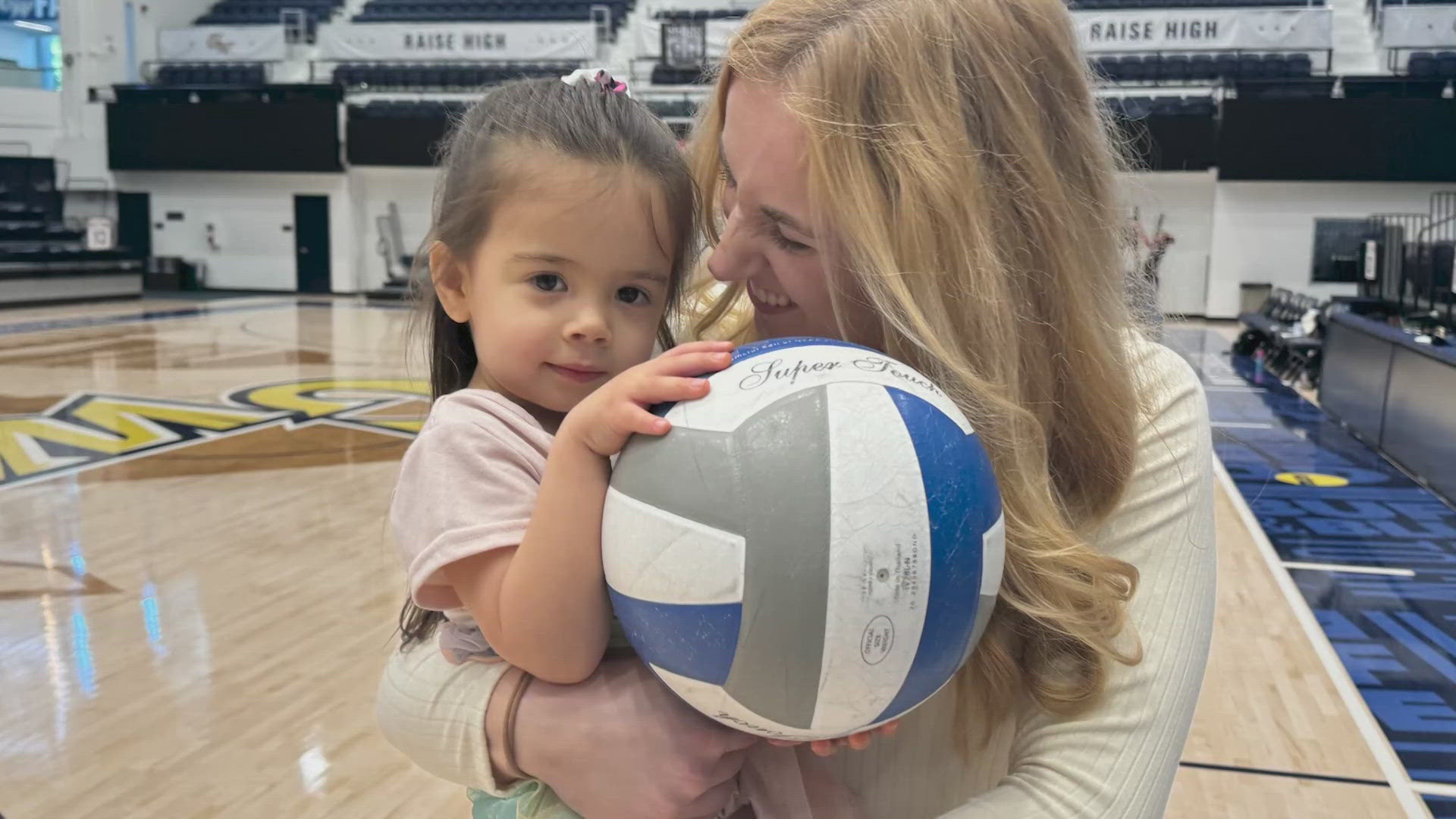3-year-old cancer fighter becomes GW University volleyball’s biggest ...