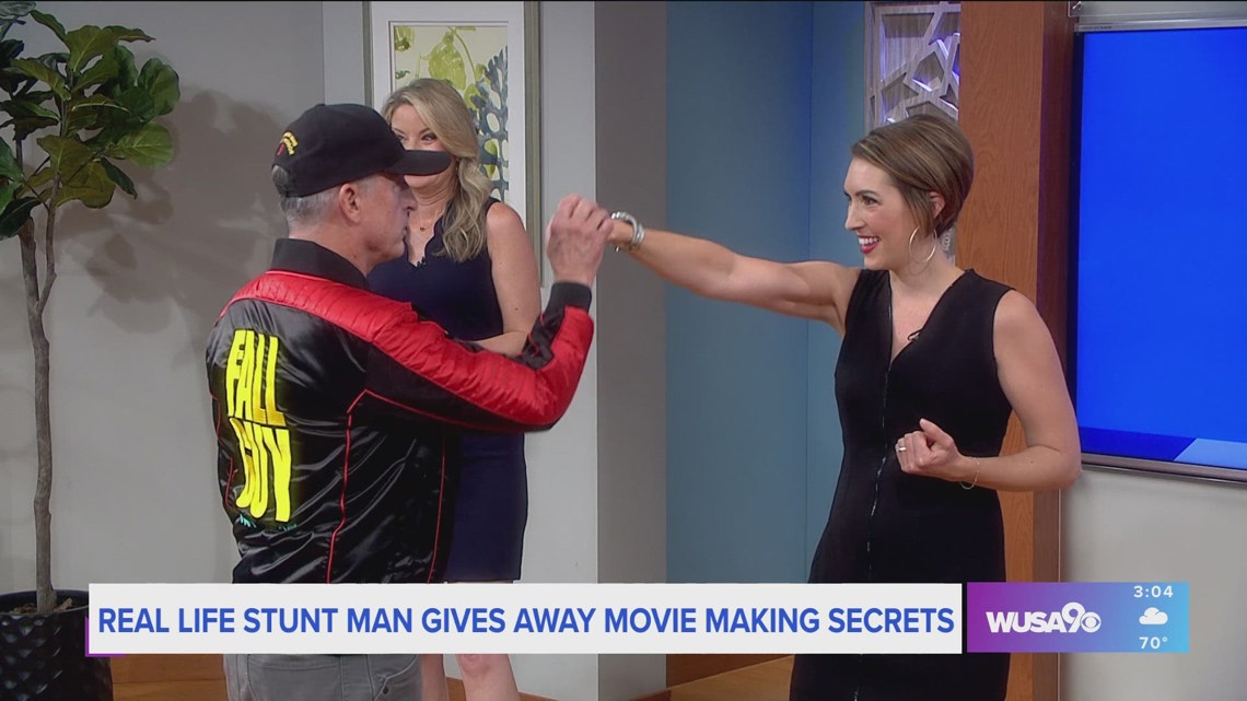 Local stuntman talks "The Fall Guy" and shows how to throw the perfect ...