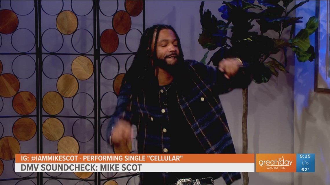 Mike Scot performs his new single 'Cellular' in the DMV Soundcheck ...