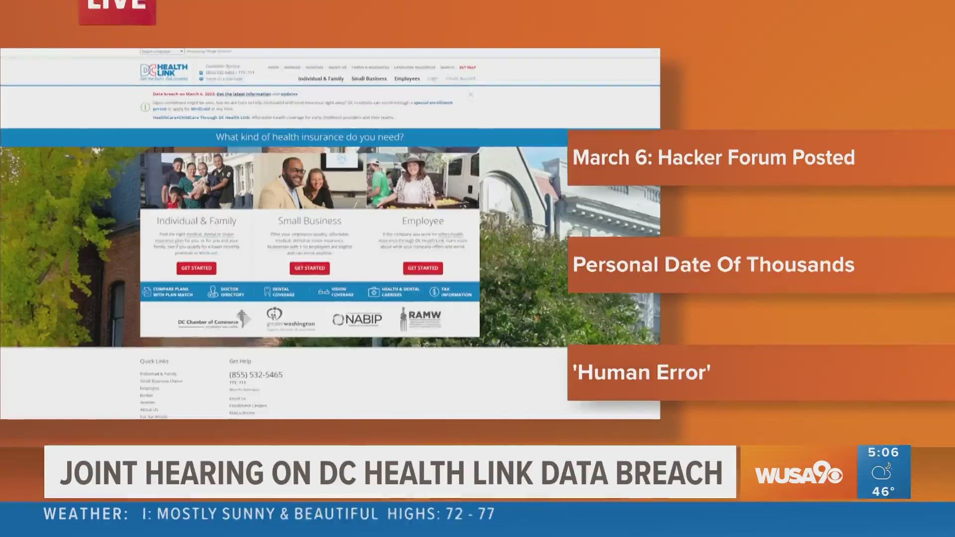 Investigation finds DC Health Link breach caused by human error | wusa9.com