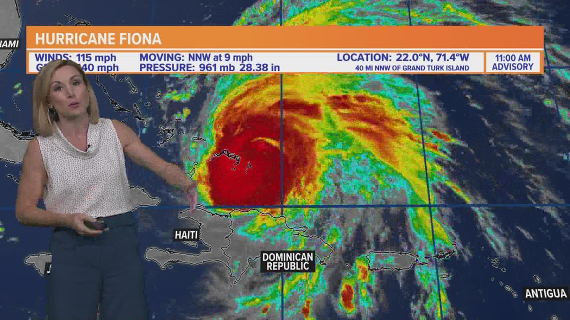 Tracking Fiona: Afternoon update Sept. 20, 2022 | wusa9.com