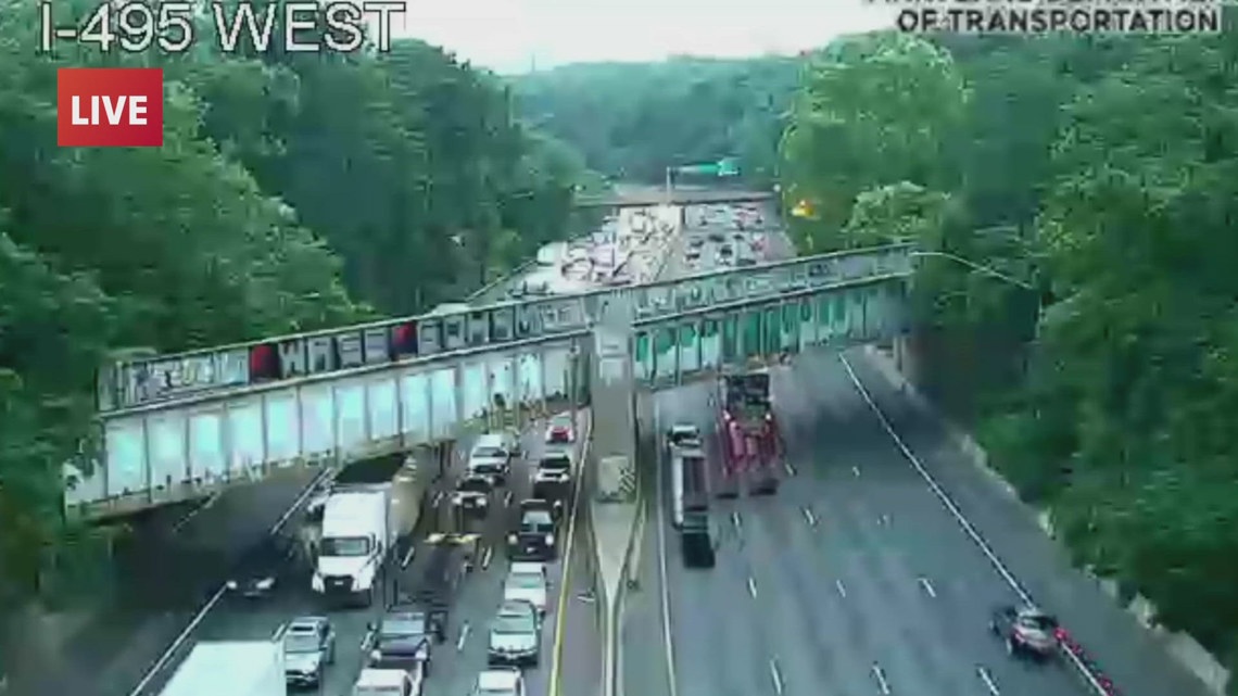 Deadly multi-vehicle crash on I-495 in Montgomery County cause major ...