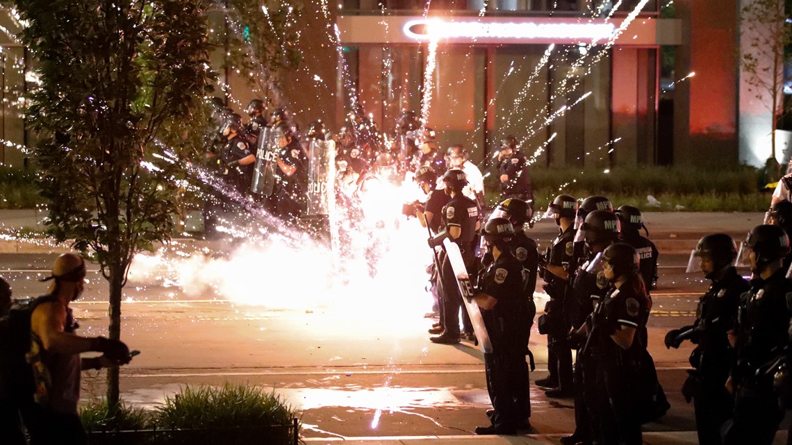 George Floyd protests, police, tear gas, flames, looting in DC | wusa9.com