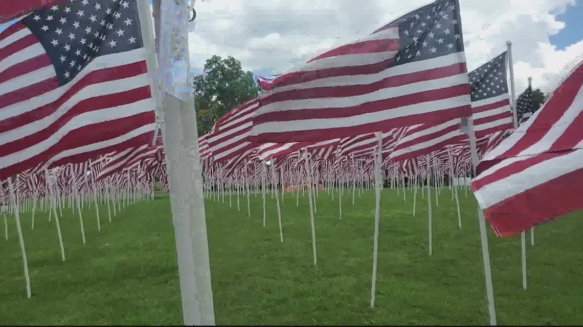 700 'Flags of our Heroes' on display in Gaithersburg's Bohrer Park ...