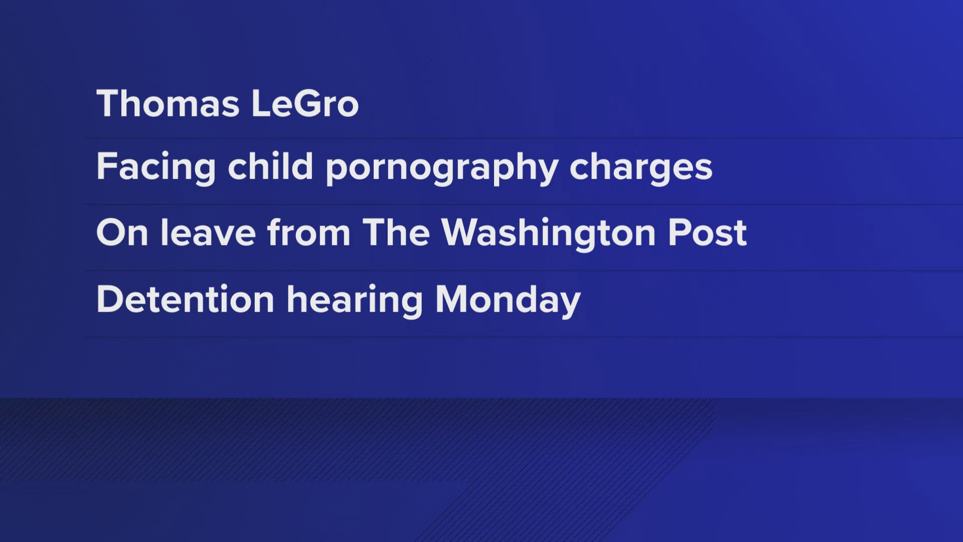 Washington Post deputy director of video arrested on child pornography ...