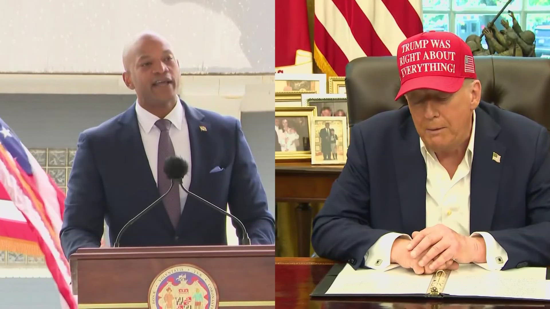 Trump to 'rethink' Key Bridge reconstruction funding after Moore ...