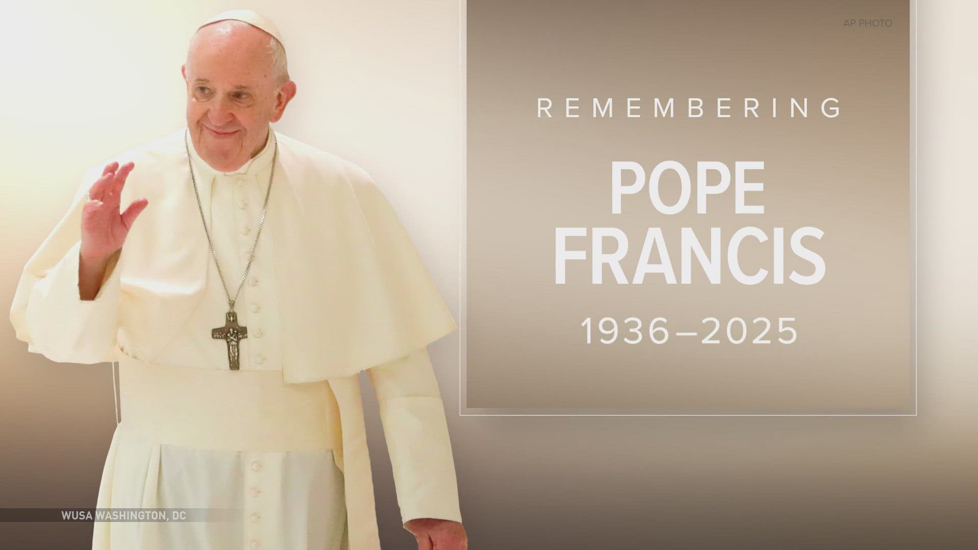 Remembering Pope Francis in Washington D.C. | wusa9.com