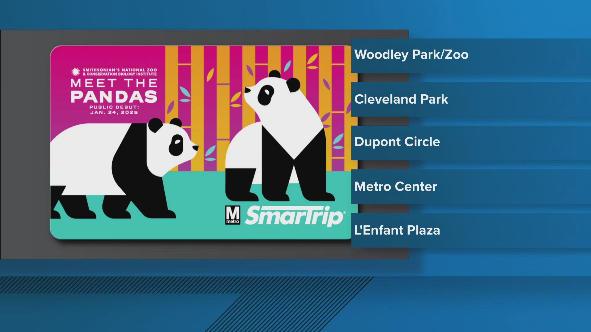 Where can I buy the custom National Zoo panda Metro card? | wusa9.com
