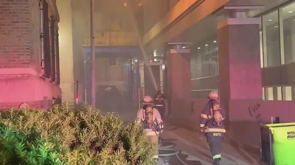 DC protests for George Floyd: Fire breaks out near Hay Adams | wusa9.com