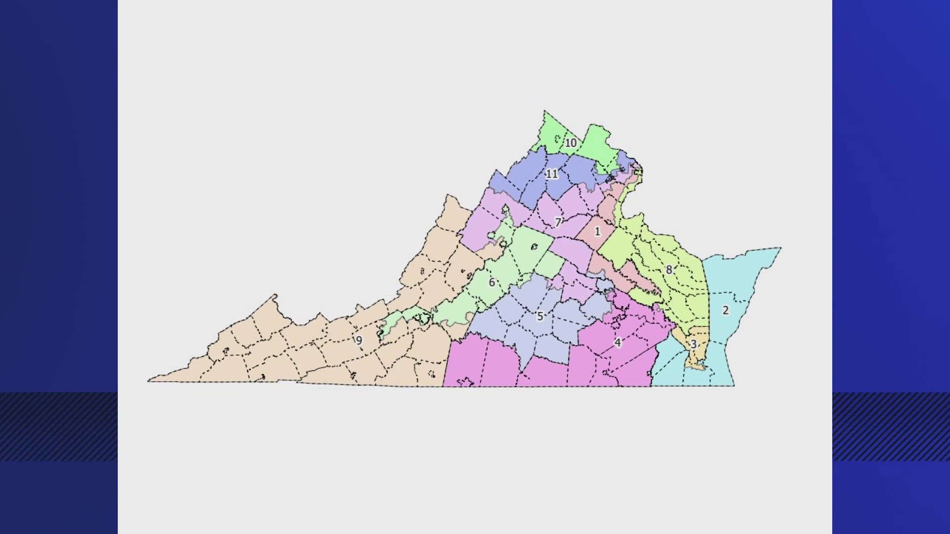 Virginia lawmakers release new redistricting map | wusa9.com