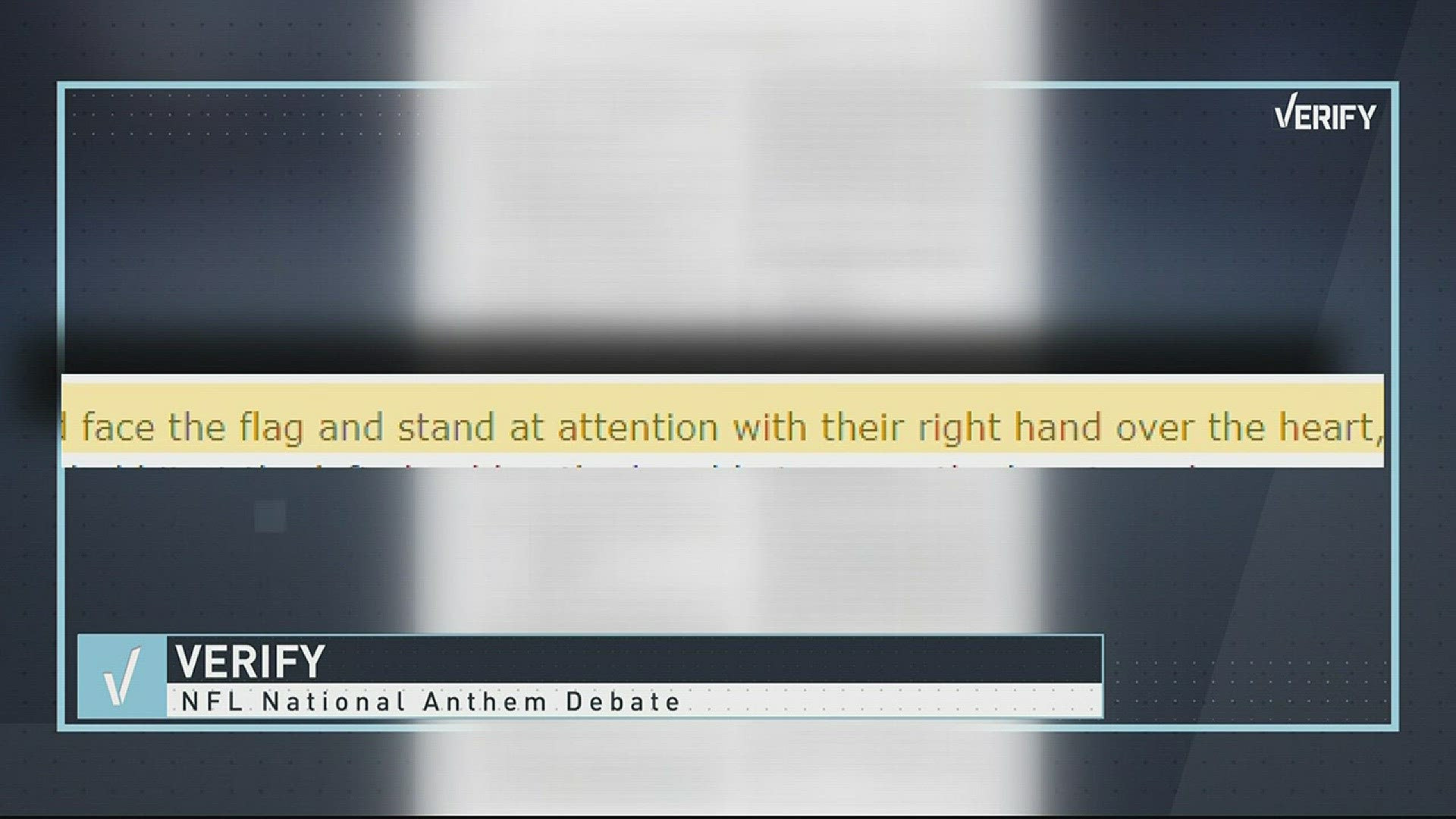 VERIFY: Does a code require people to stand with hand over heart ...