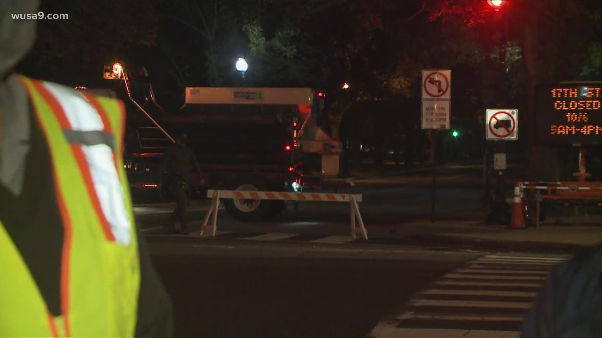 17th Street near the National Mall closed due to levee testing | wusa9.com