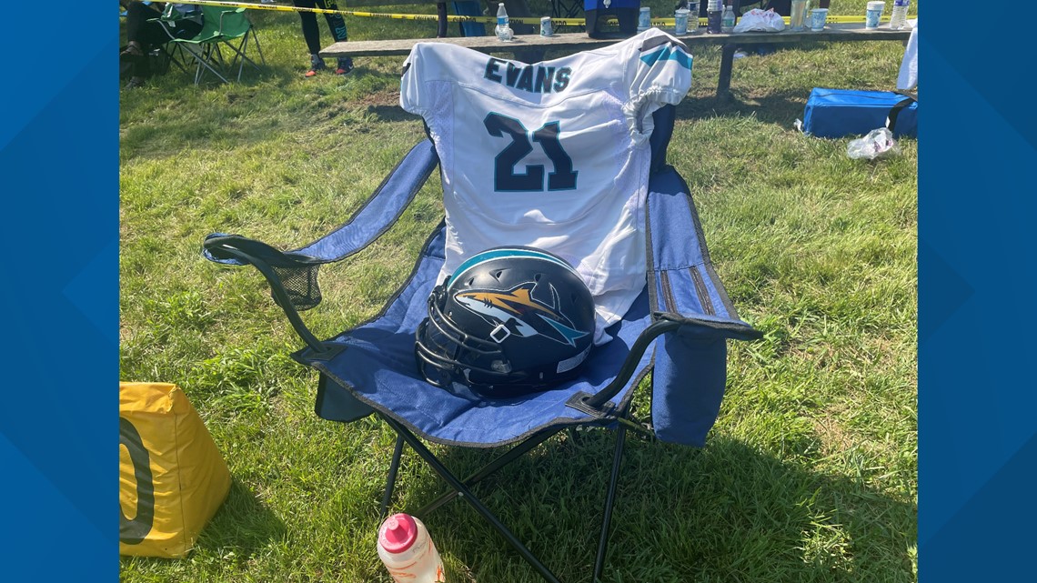 pj evans football team wins game in his honor | wusa9.com