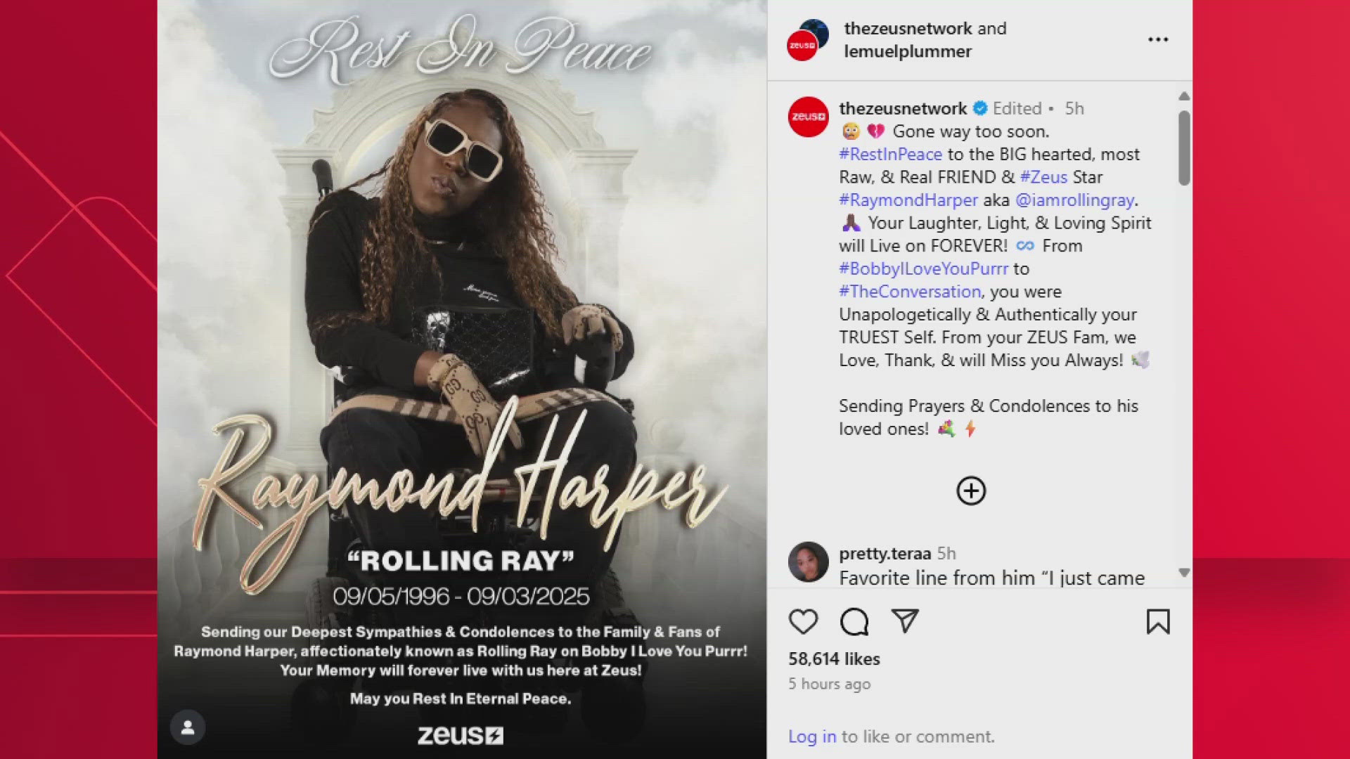 Rolling Ray dies at 28 | wusa9.com