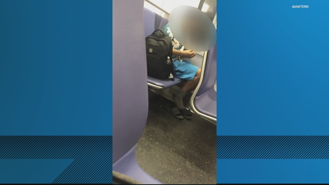 Video shows man smoking meth on Metro | wusa9.com