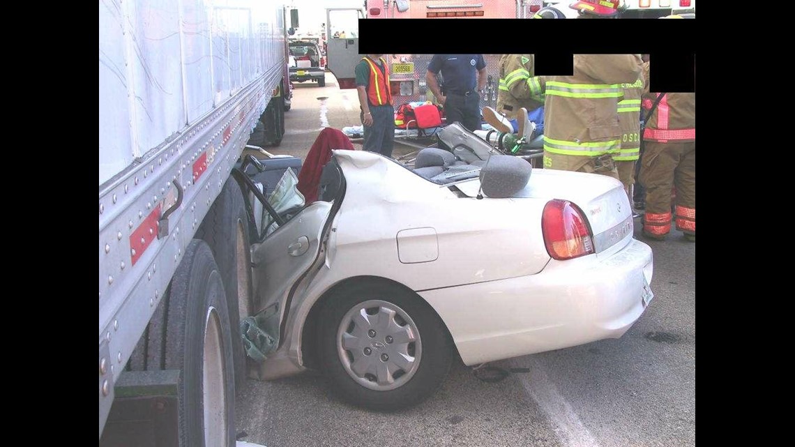 Photos show dangers of side underride accidents with semi-trailers ...