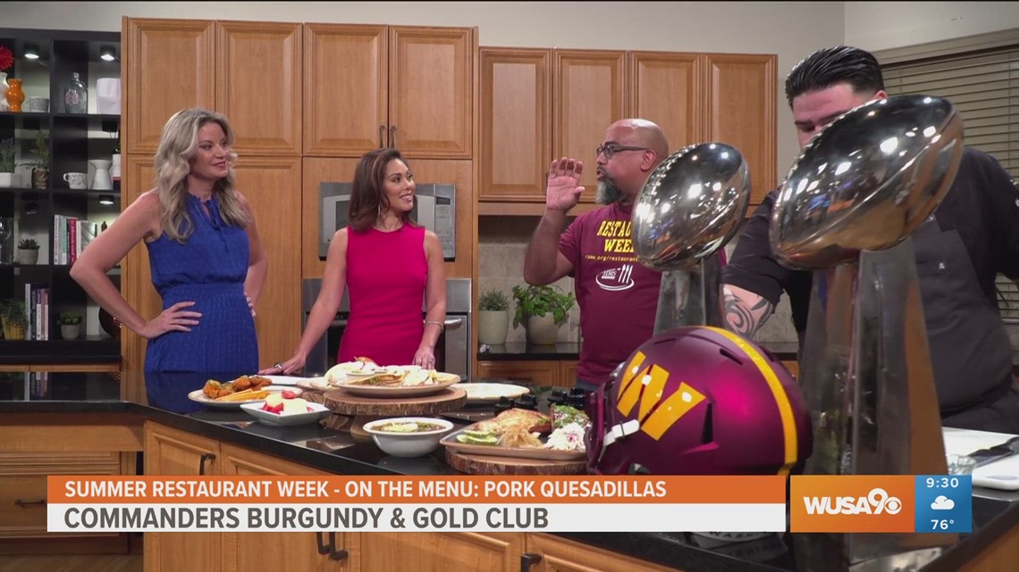 Summer Restaurant Week menu at Commanders Burgundy & Gold Club | wusa9.com