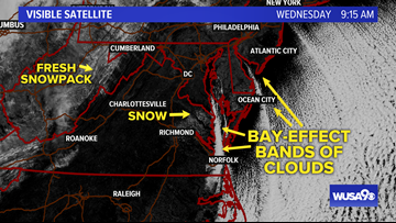 'Bay-Effect Clouds' form over the Chesapeake Bay | wusa9.com