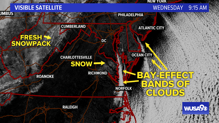 'Bay-Effect Clouds' form over the Chesapeake Bay | wusa9.com