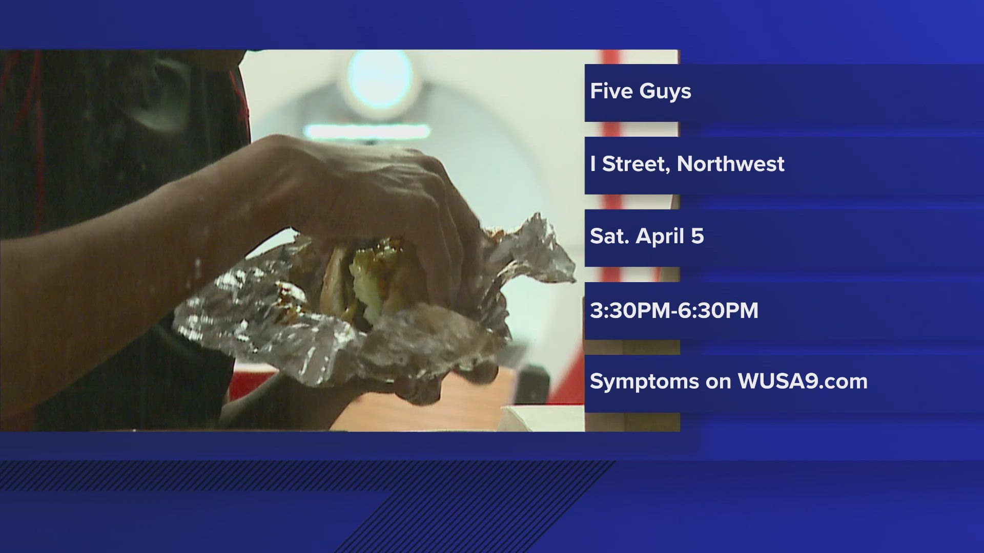 Person with measles visits DC Five Guys while contagious | wusa9.com