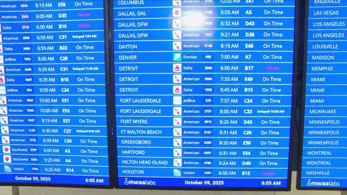 Government shutdown latest | Oct. 9, 2025 | Another Senate vote and DCA ...