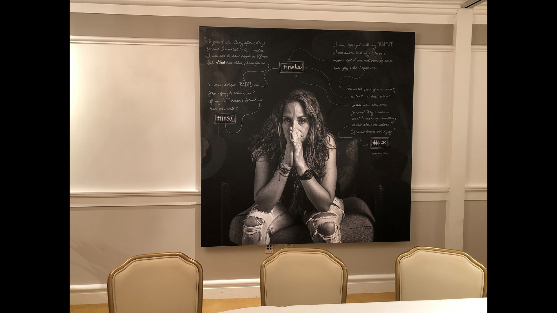 Portraits of PTSD: Vets share how art series captures the daily ...