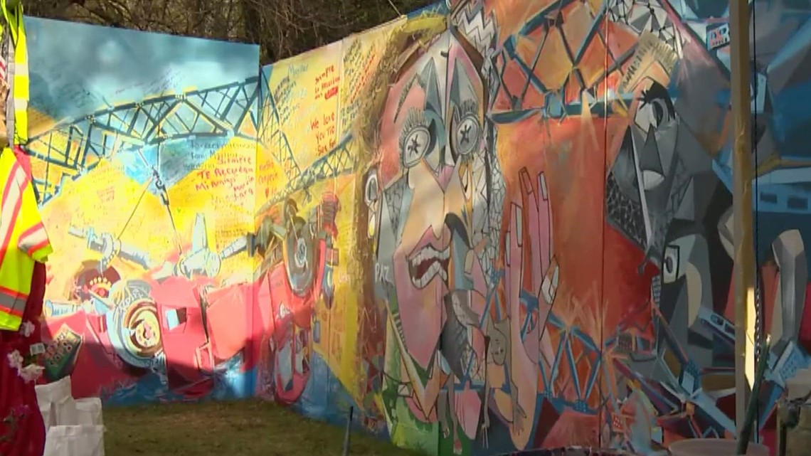 A mural for Bridge collapse victims | wusa9.com