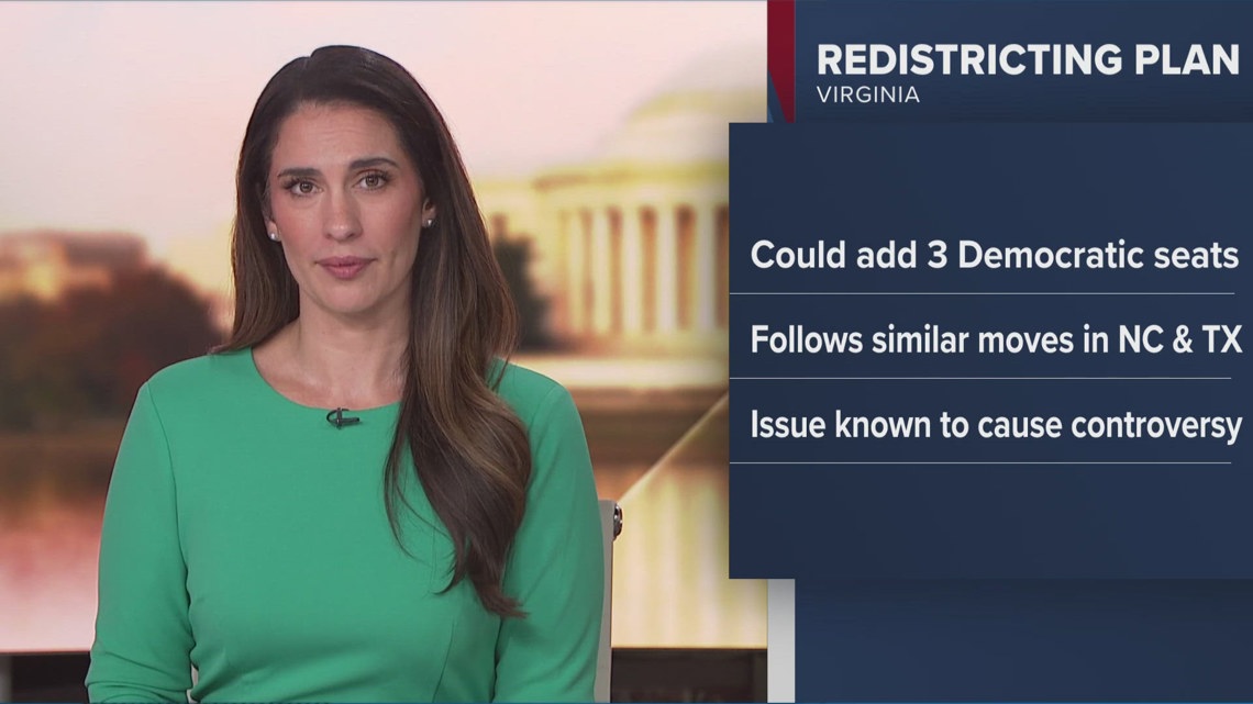 Virginia Democrats introduce bill to redraw congressional districts ...