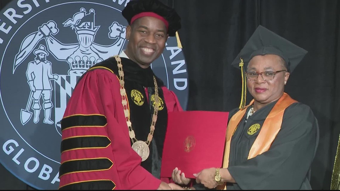 Mother and son graduate together | Get Uplifted | wusa9.com