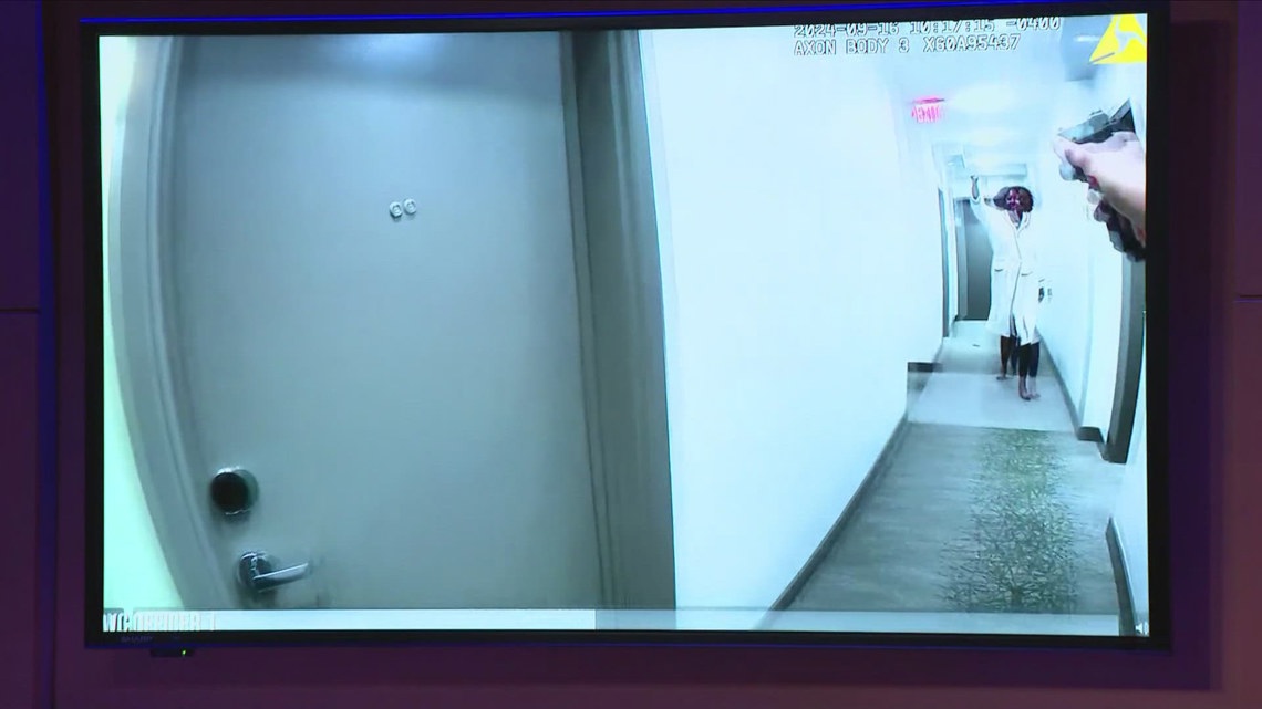 Police release video of woman shot after attacking officer | wusa9.com