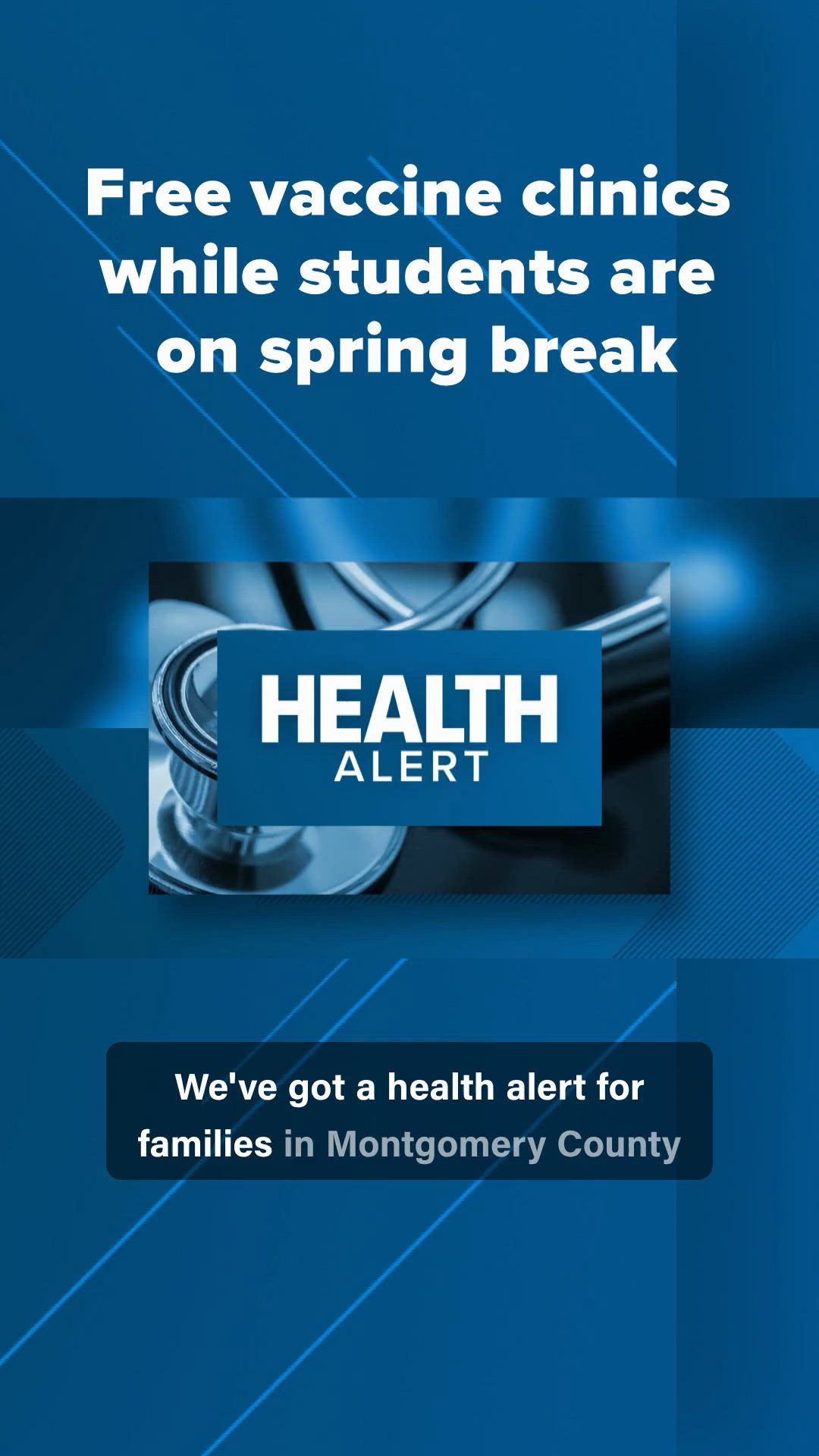 Free vaccine clinics while students are on spring break | wusa9.com