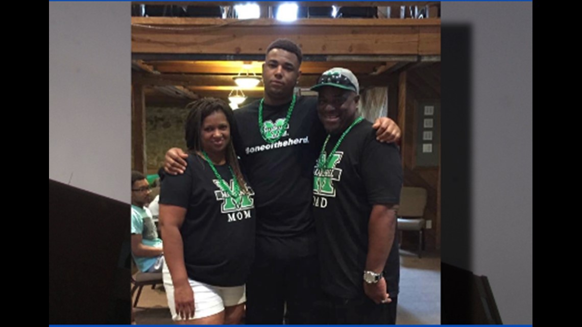 Marshall football player dies after New Year's Eve shooting in Md ...