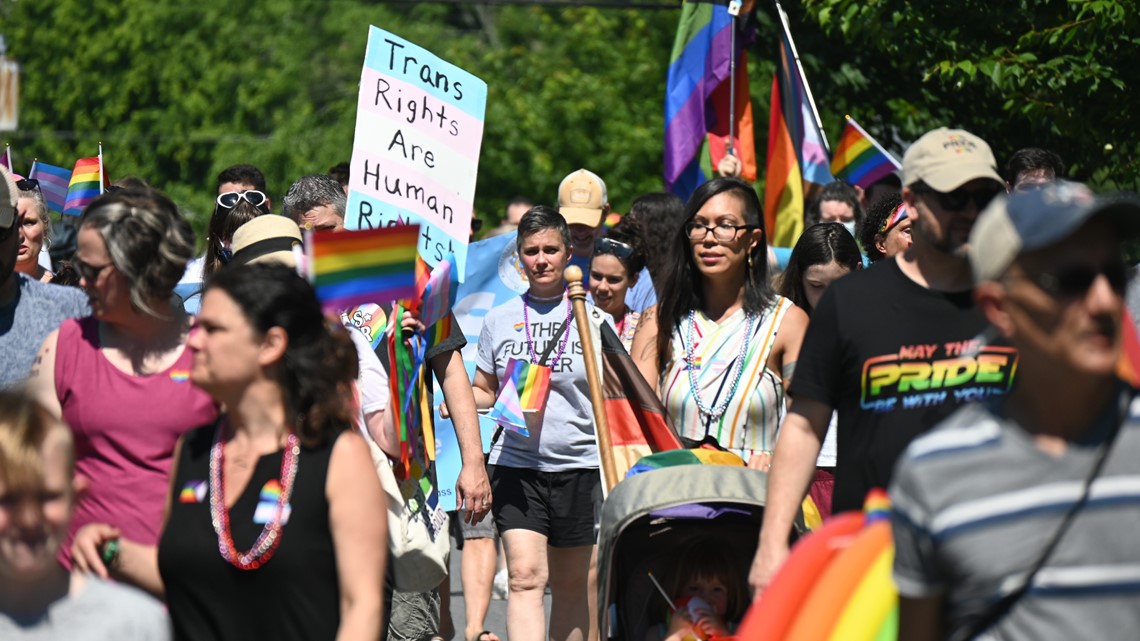 Silver Spring neighborhood hosts first Pride march | wusa9.com